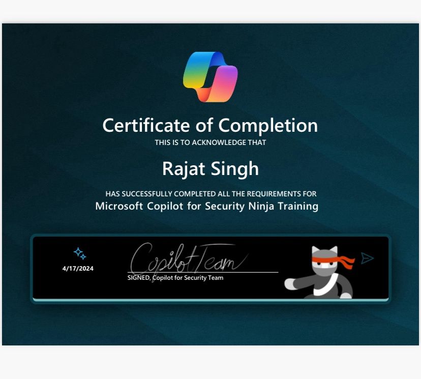 Rajat Singh on LinkedIn: 🥷🥷 Rajat Singh on LinkedIn: 🥷🥷