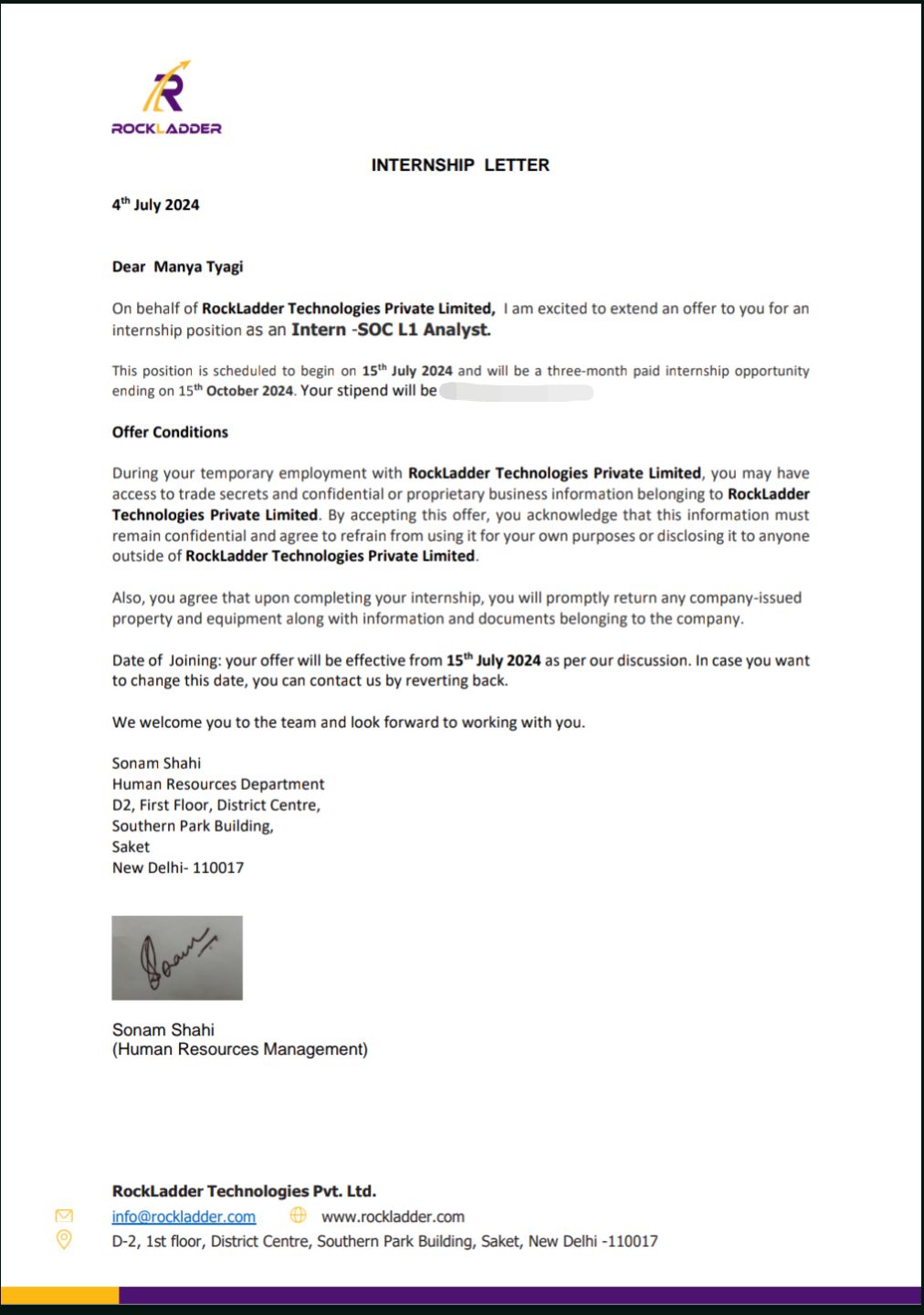 Manya Tyagi on LinkedIn: 🚀 Excited to share that I've just completed my ... Manya Tyagi on LinkedIn: 🚀 Excited to share that I've just completed my ...