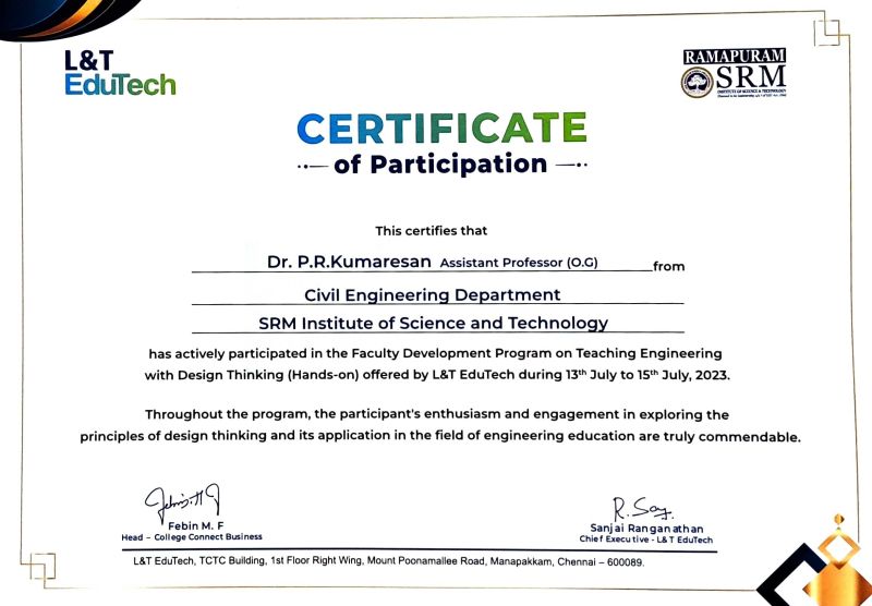 Dr. P. R. Kumaresan on LinkedIn: #l Dr. P. R. Kumaresan on LinkedIn: #l