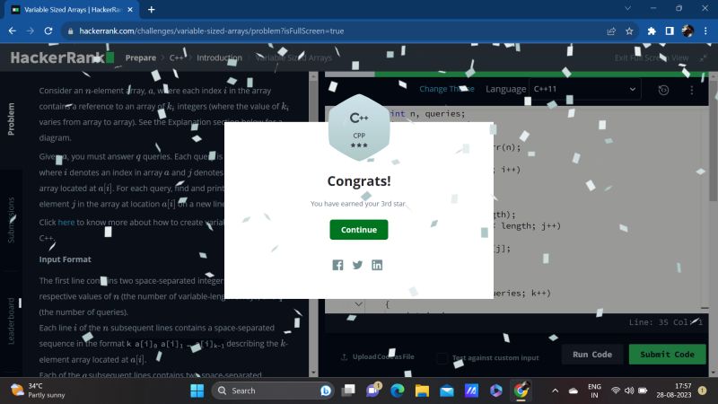 Sarvesh giri on LinkedIn: #hackerrank #hackerrank #coding # ... Sarvesh giri on LinkedIn: #hackerrank #hackerrank #coding # ...