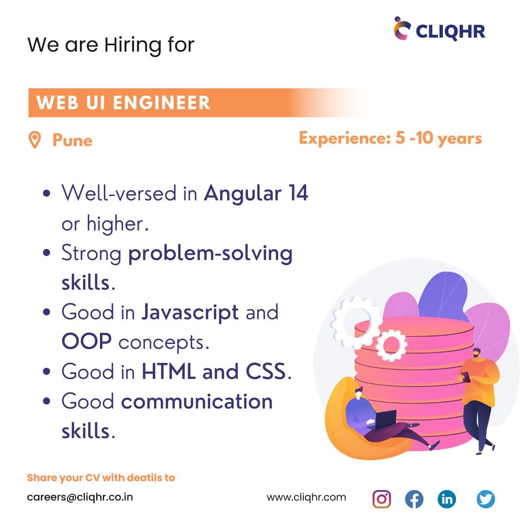 CLIQHR Recruitment Services posted on LinkedIn CLIQHR Recruitment Services posted on LinkedIn