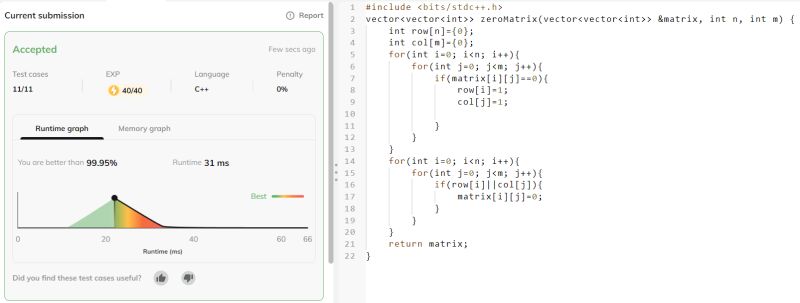 Completed #day63 of coding challenge for dimension 'N' x 'M ... Completed #day63 of coding challenge for dimension 'N' x 'M ...