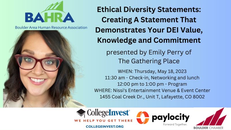 Boulder Area HR Association (BAHRA) on LinkedIn: Join us in person May ... Boulder Area HR Association (BAHRA) on LinkedIn: Join us in person May ...