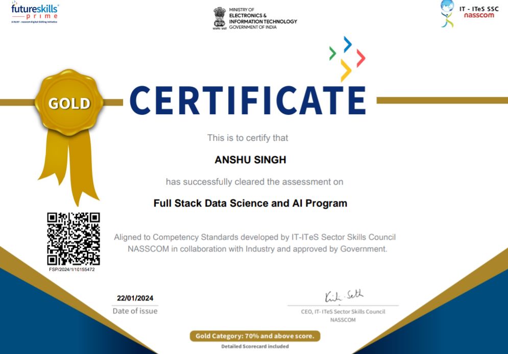 Anshu Singh on LinkedIn: #datascience #goldrank #dataanalytics #ml #ai Anshu Singh on LinkedIn: #datascience #goldrank #dataanalytics #ml #ai