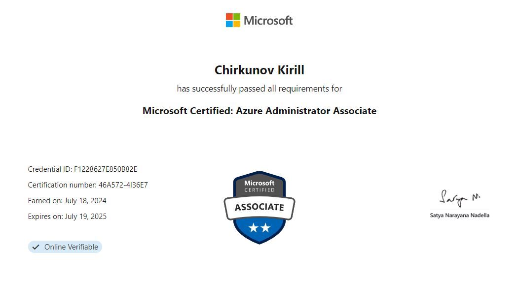 Cyril Chirkunov, Ph.D. on LinkedIn: #az104 #azureadministrator # ... Cyril Chirkunov, Ph.D. on LinkedIn: #az104 #azureadministrator # ...