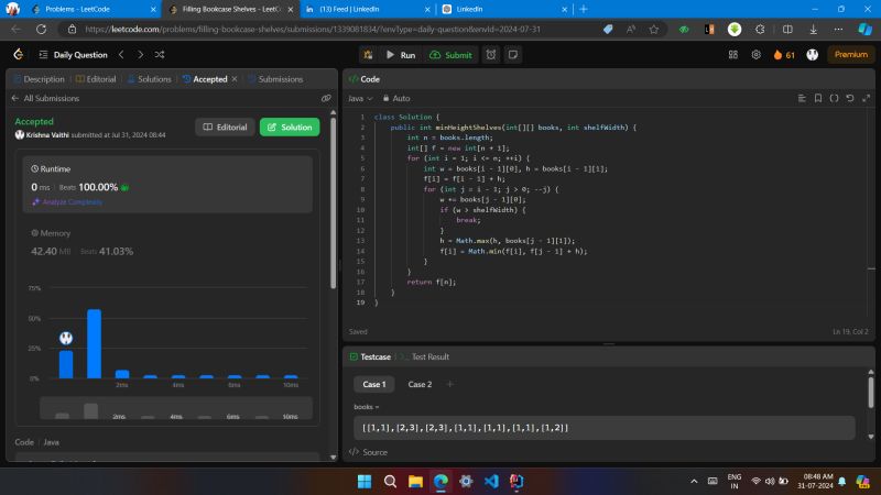 Krishna Vaithi on LinkedIn: #100daysofcode #coding #leetcode # ... Krishna Vaithi on LinkedIn: #100daysofcode #coding #leetcode # ...