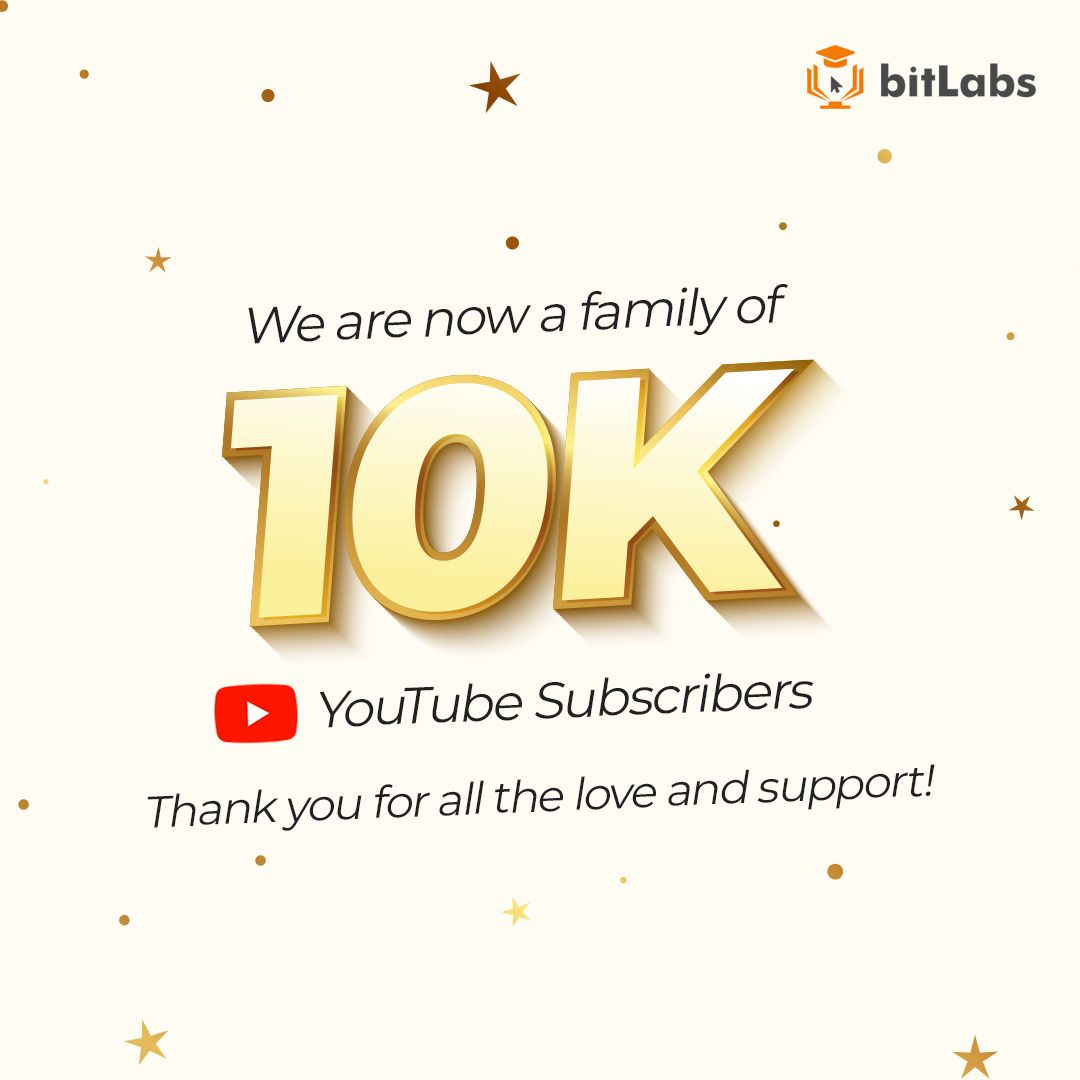 bitLabs on LinkedIn: #bitlabs #youtubesubscribers #10kfamily bitLabs on LinkedIn: #bitlabs #youtubesubscribers #10kfamily