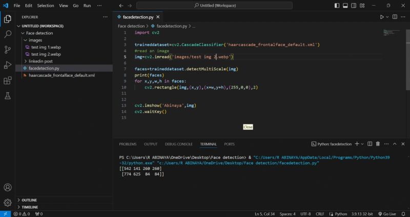 Abinaya R on LinkedIn: #opencv #python #ai #computervision #greatlearning Abinaya R on LinkedIn: #opencv #python #ai #computervision #greatlearning