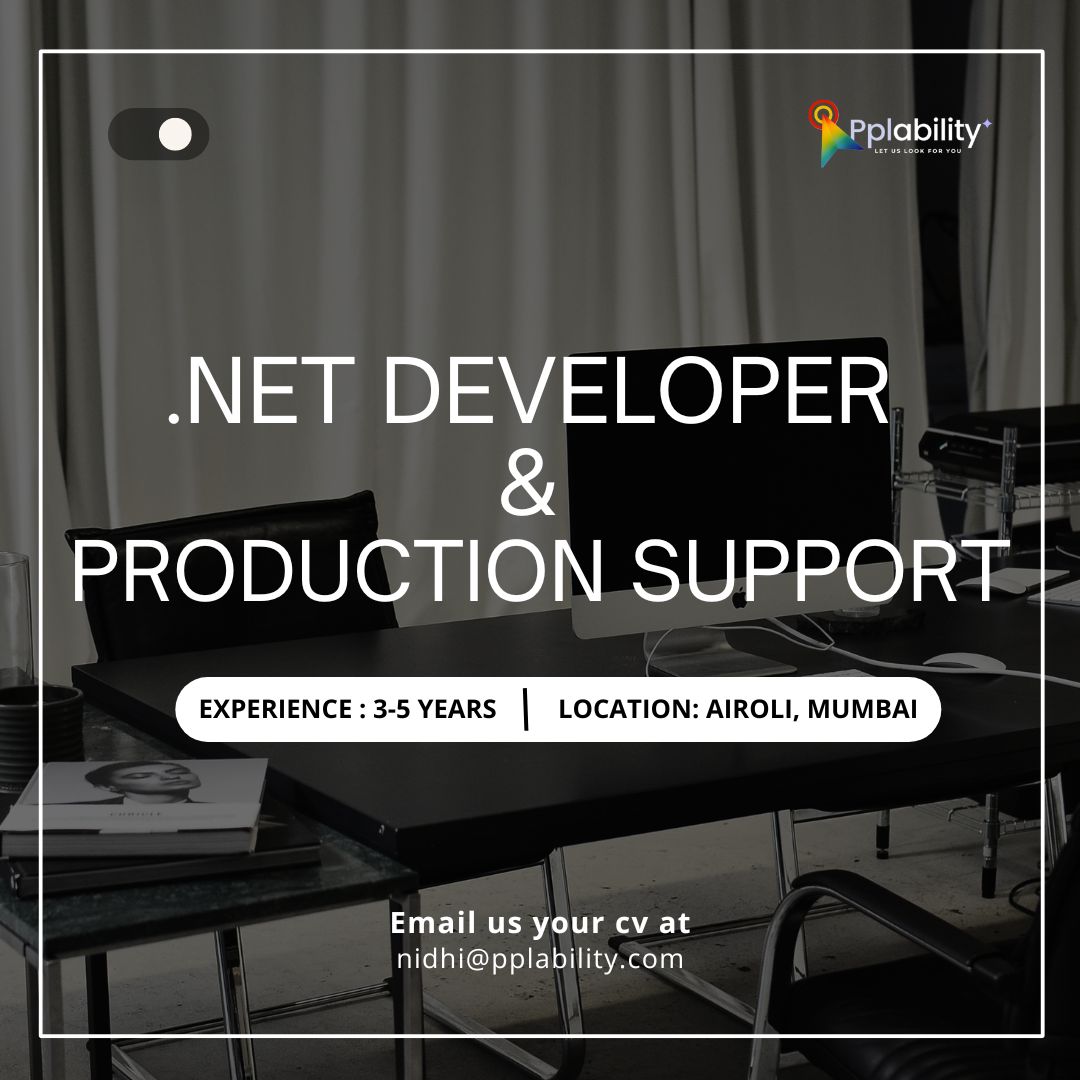 Pplability INC on LinkedIn: #dotnetdeveloper #aspnetmvc #dotnetcore # ... Pplability INC on LinkedIn: #dotnetdeveloper #aspnetmvc #dotnetcore # ...