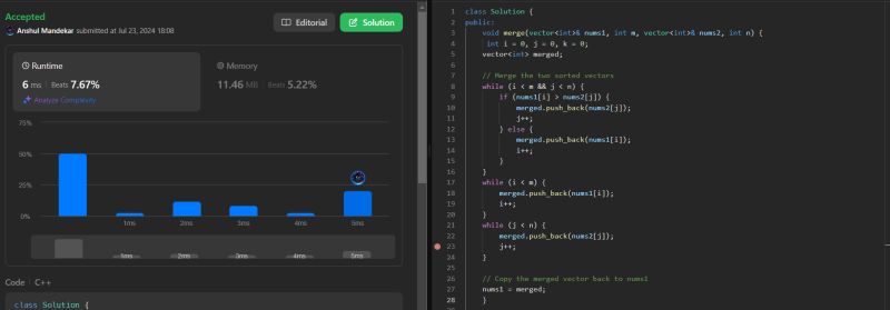 Anshul M on LinkedIn: day 2 of leetcode 10day challenge i solve the ... Anshul M on LinkedIn: day 2 of leetcode 10day challenge i solve the ...