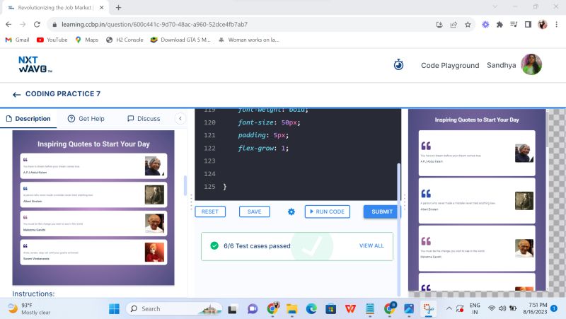 Sandhya Bukkapatnam on LinkedIn: #cssflexbox #coding #nxtwave Sandhya Bukkapatnam on LinkedIn: #cssflexbox #coding #nxtwave
