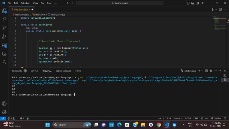 Day 7 of #100DaysOfCode Challenge: Java Basics | Karthik Ganiga posted ... Day 7 of #100DaysOfCode Challenge: Java Basics | Karthik Ganiga posted ...