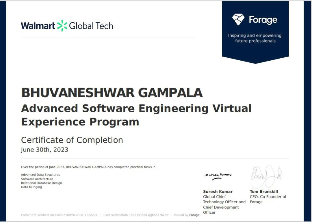 Bhuvaneshwar Gampala on LinkedIn: #walmartglobaltech #ai #python # ... Bhuvaneshwar Gampala on LinkedIn: #walmartglobaltech #ai #python # ...