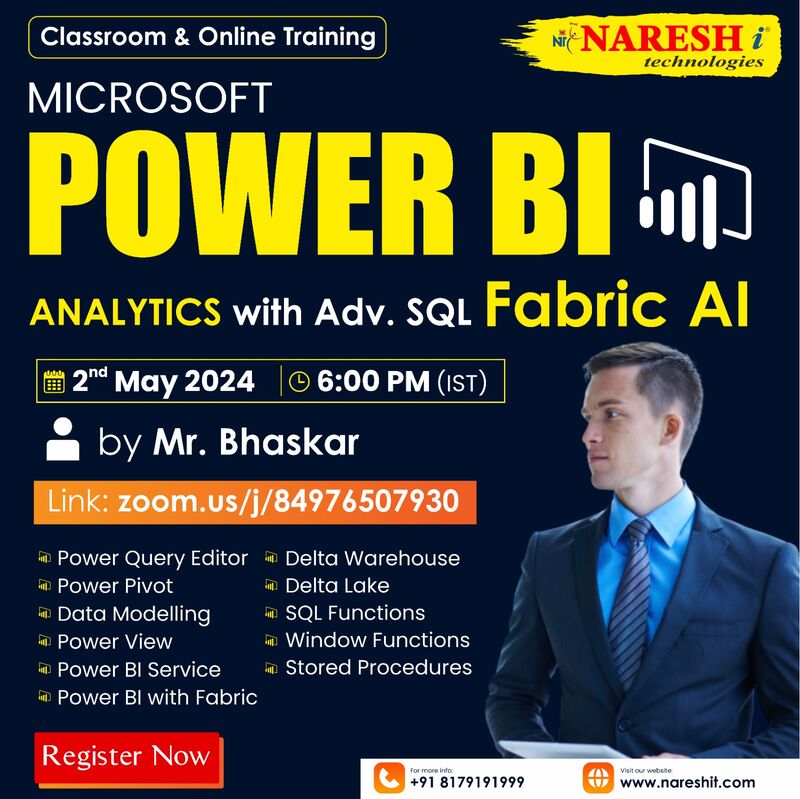 Free Demo On Power BI by Mr.Bhaskar | teja riya posted on the topic ... Free Demo On Power BI by Mr.Bhaskar | teja riya posted on the topic ...