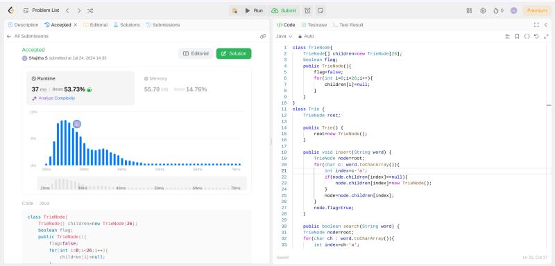 Shajitha S on LinkedIn: #leetcode #leetcodechallenge #problemsolving Shajitha S on LinkedIn: #leetcode #leetcodechallenge #problemsolving