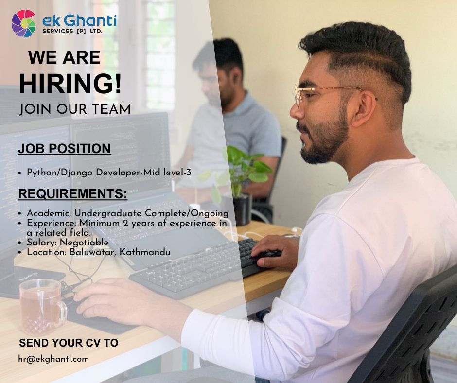 EkGhanti Services on LinkedIn: Urgent Requirement: Position: Mid-level ... EkGhanti Services on LinkedIn: Urgent Requirement: Position: Mid-level ...