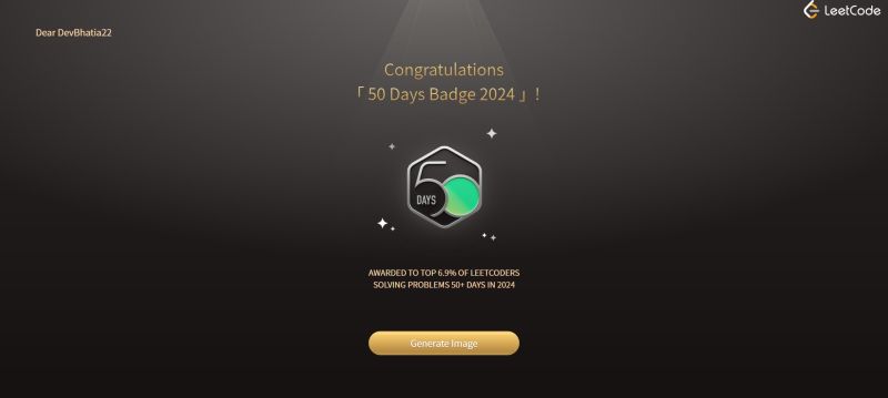 Dev Bhatia on LinkedIn: #leetcode #codingjourney #50dayschallenge # ... Dev Bhatia on LinkedIn: #leetcode #codingjourney #50dayschallenge # ...