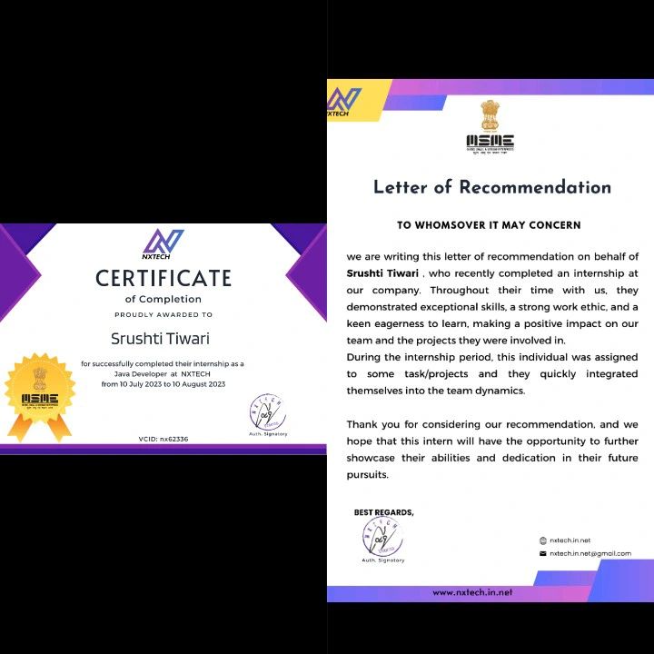 Srushti Tiwari on LinkedIn: #nxtech #javadeveloper #javaprogramming # ... Srushti Tiwari on LinkedIn: #nxtech #javadeveloper #javaprogramming # ...