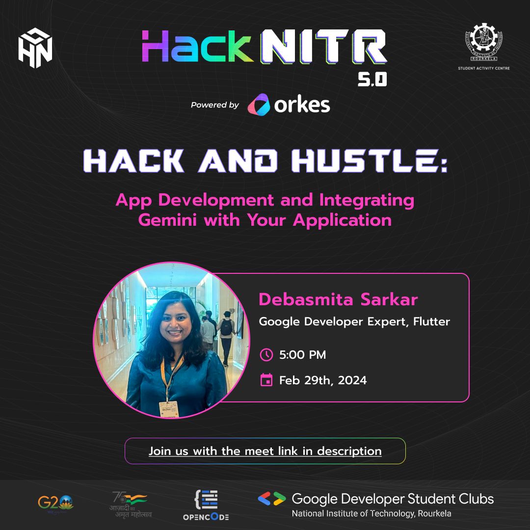 Learn about App Development and Gemini with Debasmita Sarkar | HackNITR ... Learn about App Development and Gemini with Debasmita Sarkar | HackNITR ...
