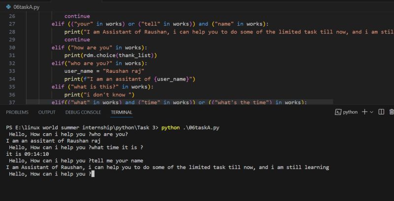 Raushan Raj on LinkedIn: #python #programming #coding #pythonprojects # ... Raushan Raj on LinkedIn: #python #programming #coding #pythonprojects # ...