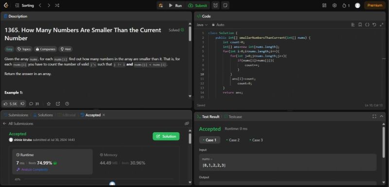 Shinie Kiruba on LinkedIn: Day 85: LeetCode Challenge Problem Solved ... Shinie Kiruba on LinkedIn: Day 85: LeetCode Challenge Problem Solved ...