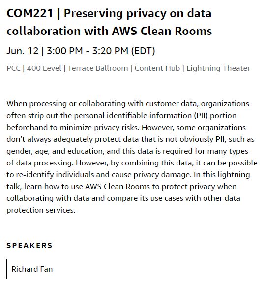 ☁ Richard Fan on LinkedIn: #awsreinforce #aws #cloudsecurity # ... ☁ Richard Fan on LinkedIn: #awsreinforce #aws #cloudsecurity # ...