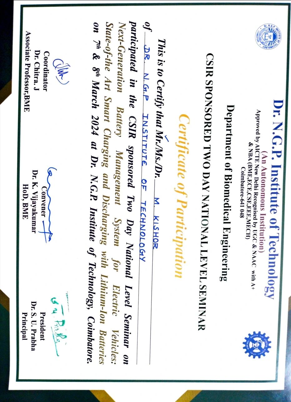 M KISHOR on LinkedIn: CSIR Sponsored Two days National level seminar M KISHOR on LinkedIn: CSIR Sponsored Two days National level seminar