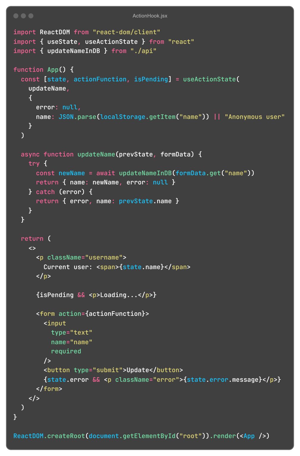 Mohammed Awesuddin on LinkedIn: #react19 #reactjs #javascript # ... Mohammed Awesuddin on LinkedIn: #react19 #reactjs #javascript # ...
