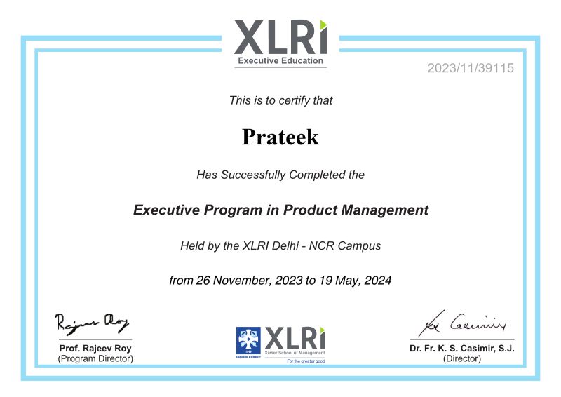 Prateek Munjal on LinkedIn: #productmanagement #innovation #xlri # ... Prateek Munjal on LinkedIn: #productmanagement #innovation #xlri # ...