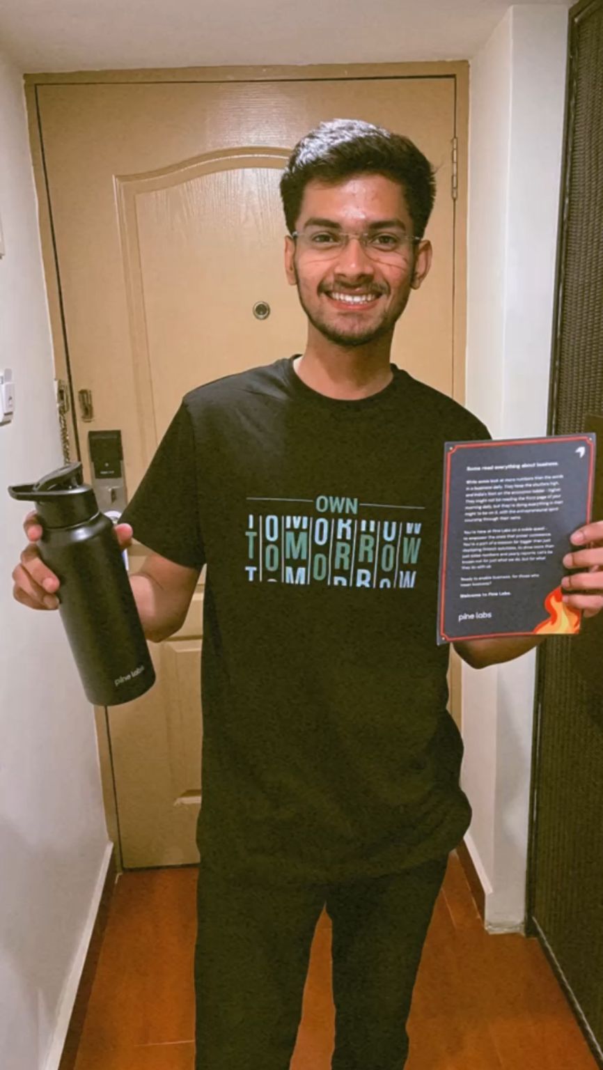Saksham Shrivastava on LinkedIn: #pinelabs Saksham Shrivastava on LinkedIn: #pinelabs