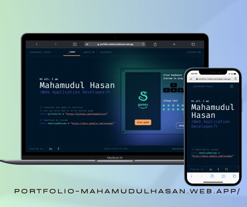 Mahamudul Hasan on LinkedIn: #portfolio #mernstack #fullstackdeveloper ... Mahamudul Hasan on LinkedIn: #portfolio #mernstack #fullstackdeveloper ...