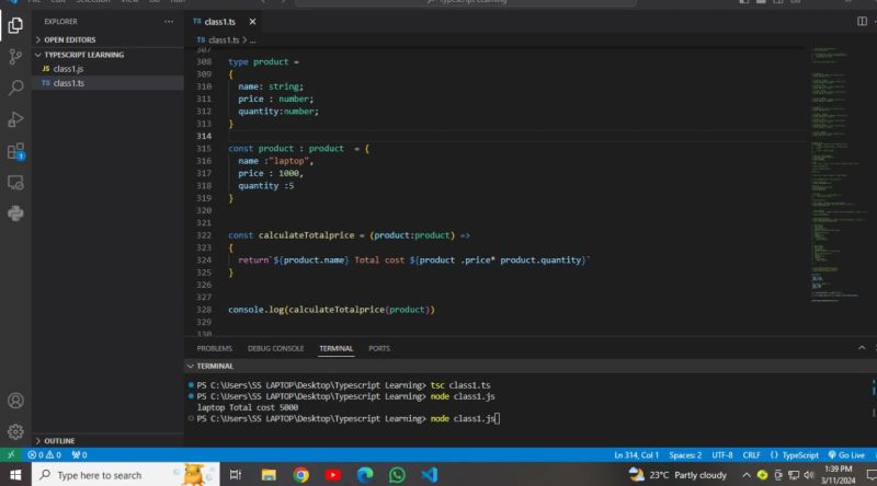 Alishba Rehman on LinkedIn: Isfhan Ahmed type script practice Sadia Altaf 👍 Alishba Rehman on LinkedIn: Isfhan Ahmed type script practice Sadia Altaf 👍