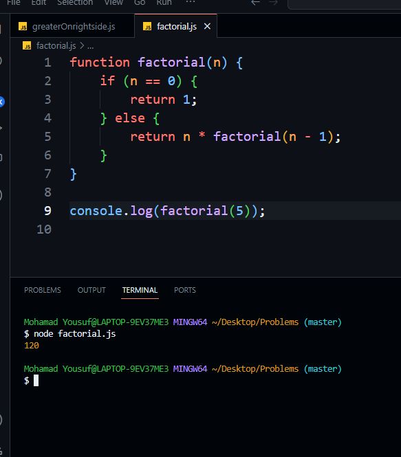 Riffath Yousf on LinkedIn: #100daysofcode #codingchallenge #recursion # ... Riffath Yousf on LinkedIn: #100daysofcode #codingchallenge #recursion # ...