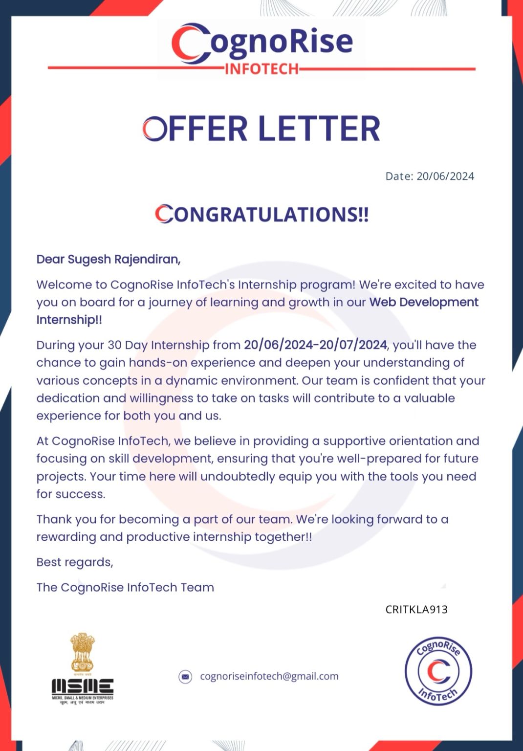 Sugesh Rajendiran on LinkedIn: 🌟 Exciting News! 🌟 I am thrilled to ... Sugesh Rajendiran on LinkedIn: 🌟 Exciting News! 🌟 I am thrilled to ...