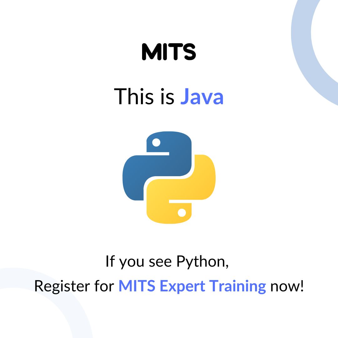 Register for our expert training for Python | MITS SOLUTION posted on ... Register for our expert training for Python | MITS SOLUTION posted on ...