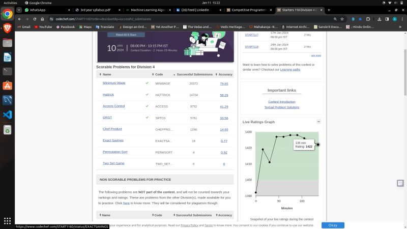 Abhishek Verma on LinkedIn: #leetcode #contest #codeforces #codechef # ... Abhishek Verma on LinkedIn: #leetcode #contest #codeforces #codechef # ...