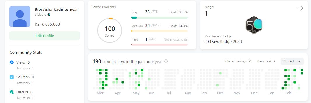 Bibi Asha K. on LinkedIn: #leetcode #codingjourney #programming # ... Bibi Asha K. on LinkedIn: #leetcode #codingjourney #programming # ...