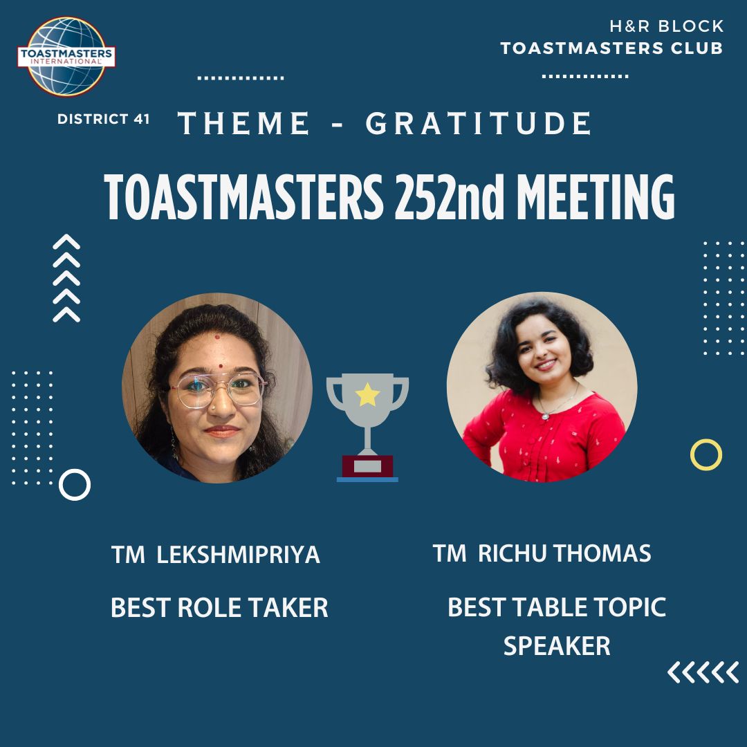 H&R Block Toastmasters on LinkedIn: Congrats Winners H&R Block Toastmasters on LinkedIn: Congrats Winners