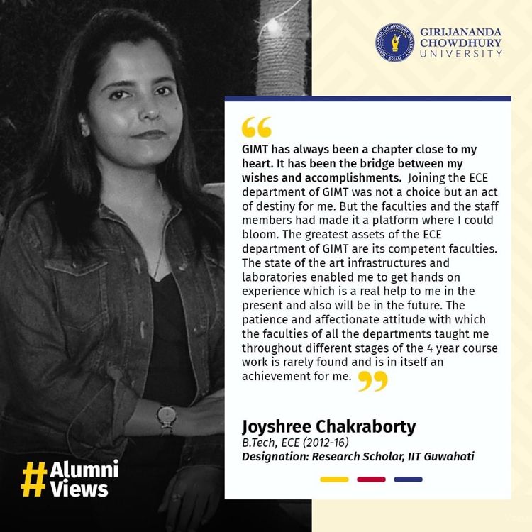 Girijananda Chowdhury University on LinkedIn: #alumniviews #alumni # ... Girijananda Chowdhury University on LinkedIn: #alumniviews #alumni # ...