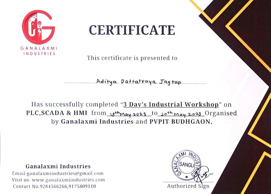 Aditya Jagtap on LinkedIn: workshop on PLC,SCADA&HMI Aditya Jagtap on LinkedIn: workshop on PLC,SCADA&HMI