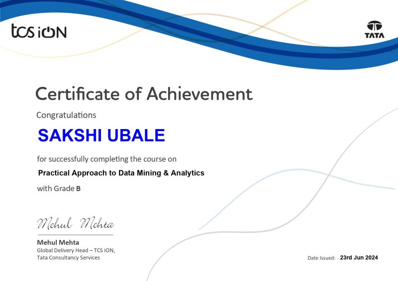 Sakshi Ubale on LinkedIn: Sakshi Ubale on LinkedIn: