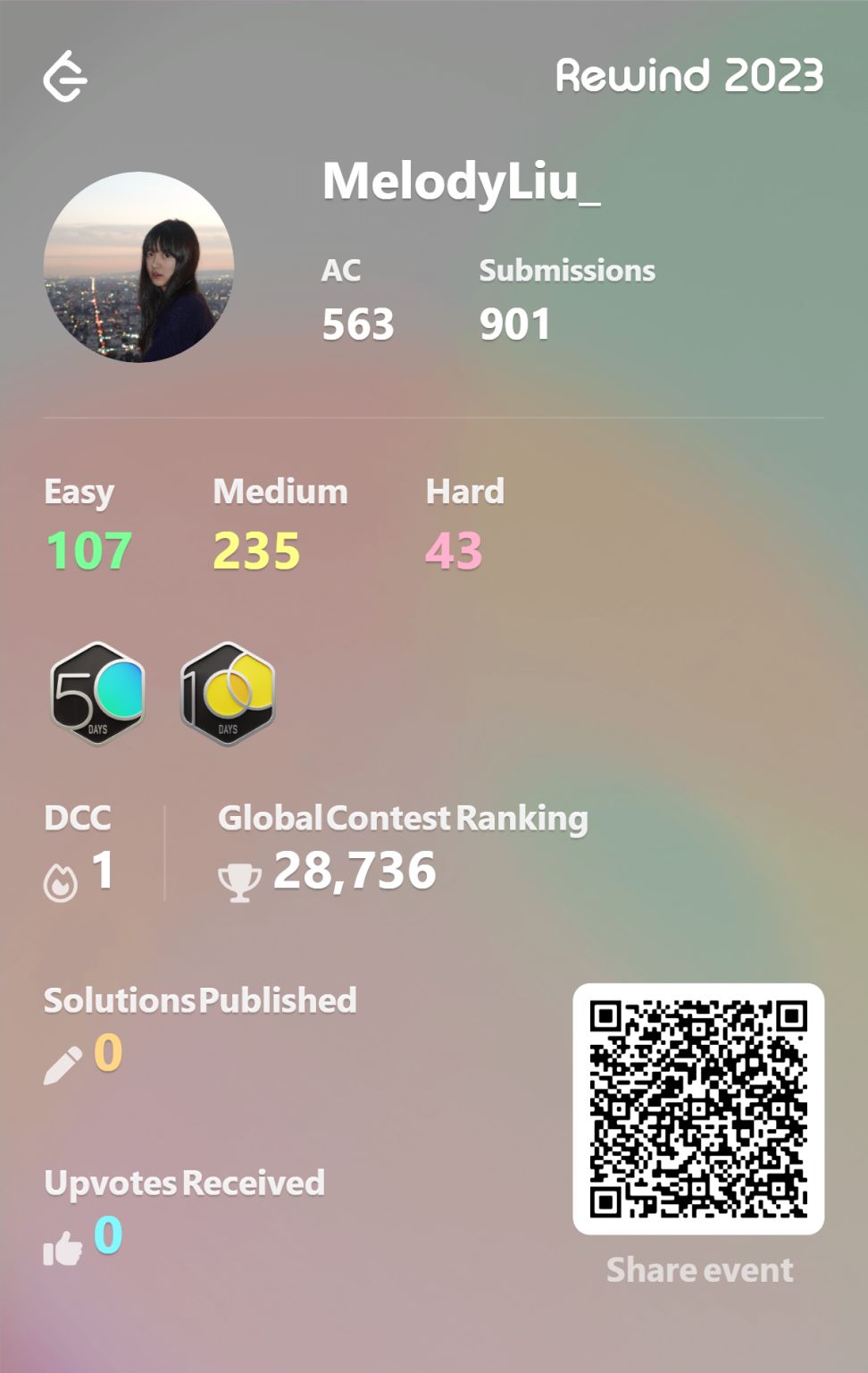 Yue Liu on LinkedIn: #leetcode #leetcode2023 #keepcoding #code Yue Liu on LinkedIn: #leetcode #leetcode2023 #keepcoding #code