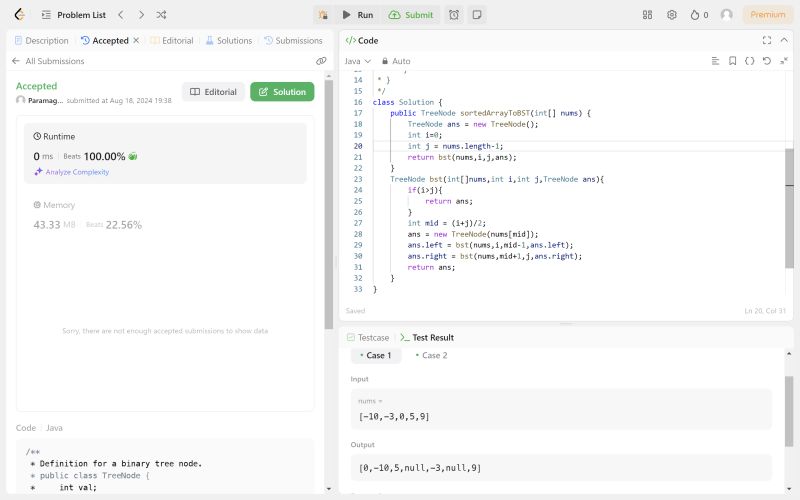 Paramaguru V on LinkedIn: #coding #leetcode #problemsolving # ... Paramaguru V on LinkedIn: #coding #leetcode #problemsolving # ...