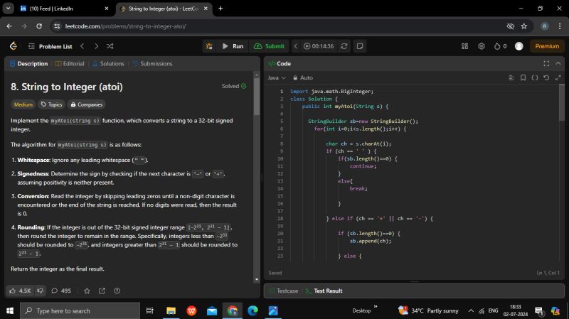 Rakesh Babu on LinkedIn: #leetcode #coding #problemsolving #programming ... Rakesh Babu on LinkedIn: #leetcode #coding #problemsolving #programming ...