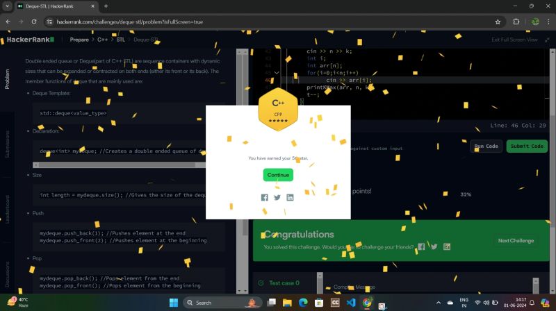 Harsh Singh on LinkedIn: #hackerrank #c #codinggoals Harsh Singh on LinkedIn: #hackerrank #c #codinggoals