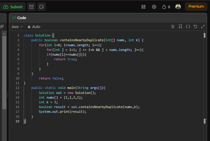 Sahil Kumar on LinkedIn: #containsduplicateii #problemsolving #leetcode ... Sahil Kumar on LinkedIn: #containsduplicateii #problemsolving #leetcode ...