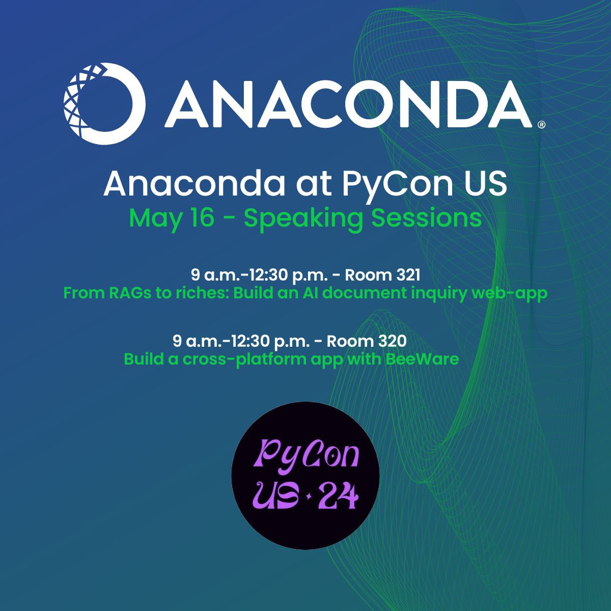 Anaconda, Inc. on LinkedIn: #python #pycon24 Anaconda, Inc. on LinkedIn: #python #pycon24
