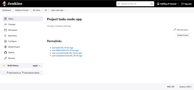 Adithya R Anand on LinkedIn: #devops #jenkins #github #aws #nodejs # ... Adithya R Anand on LinkedIn: #devops #jenkins #github #aws #nodejs # ...