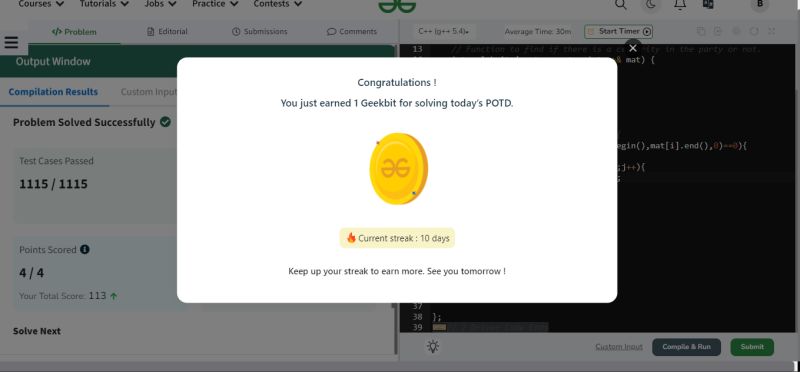 Akchat Verma on LinkedIn: #geeksforgeeks #potd #codingchallenge # ... Akchat Verma on LinkedIn: #geeksforgeeks #potd #codingchallenge # ...