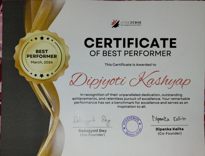 Dipjyoti Kashyap on LinkedIn: I was named Employee of the Month , March ... Dipjyoti Kashyap on LinkedIn: I was named Employee of the Month , March ...